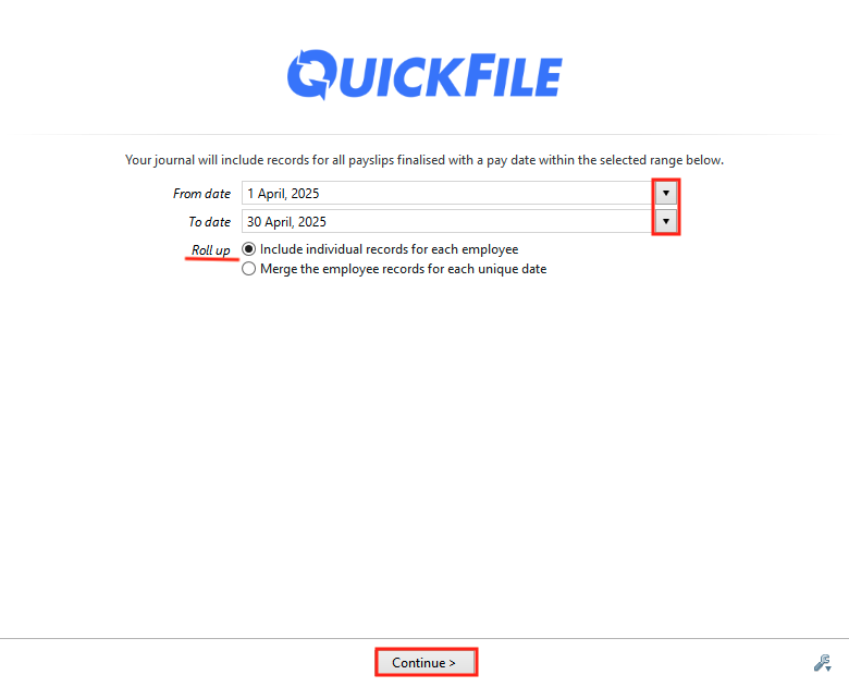 QuickFile – BrightPay Desktop UK